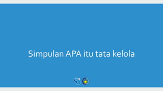 [2019] week02 tkti - simpulan apa itu tata kelola | PPT