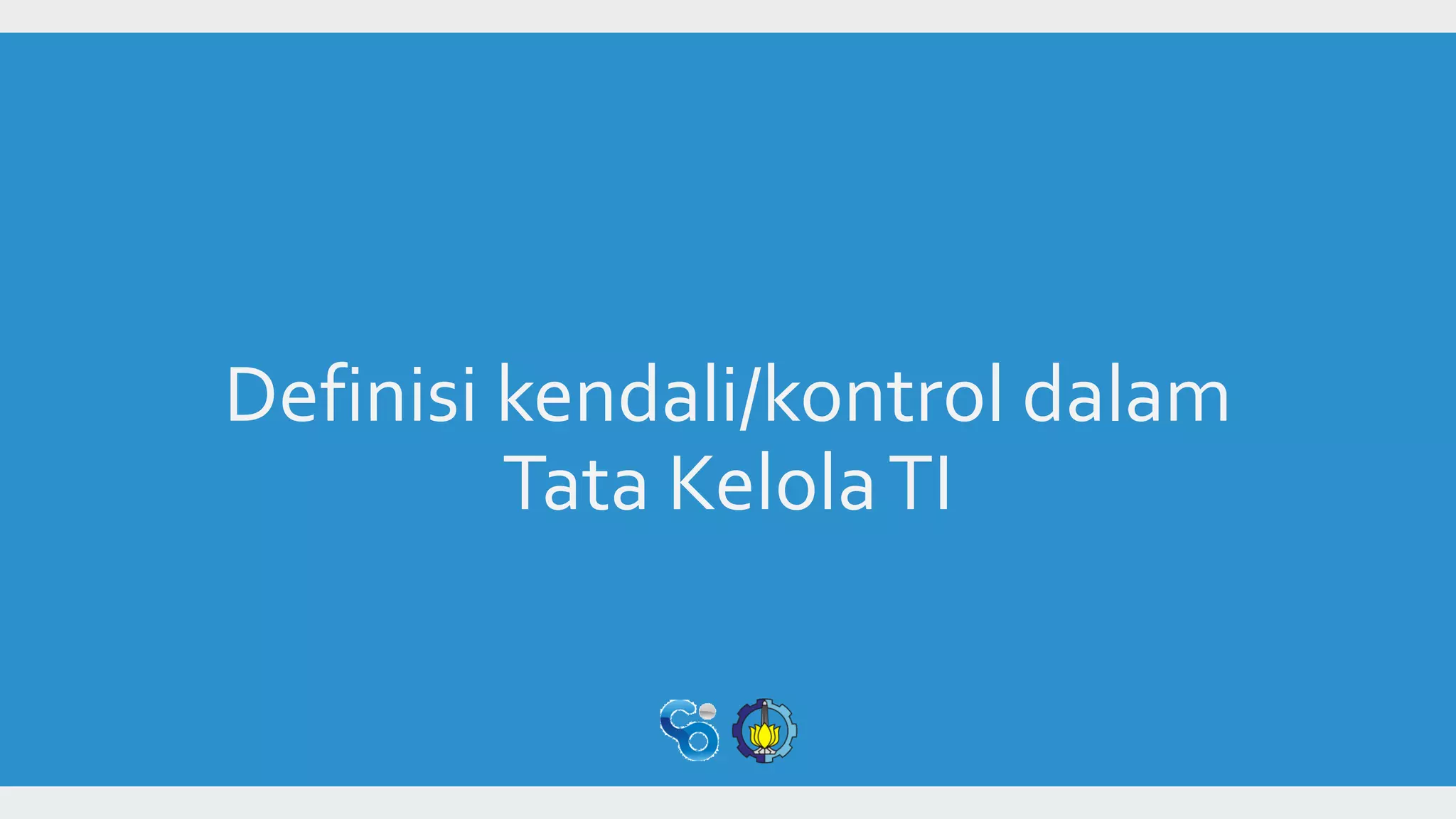 [2019] week06 tkti - apa itu kendali | PDF