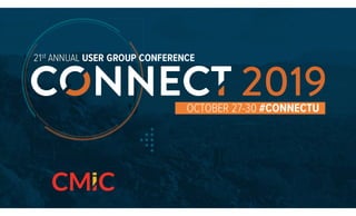 Oracle Workflow Presentation for CMiC Connect Conference 2019 | PPT