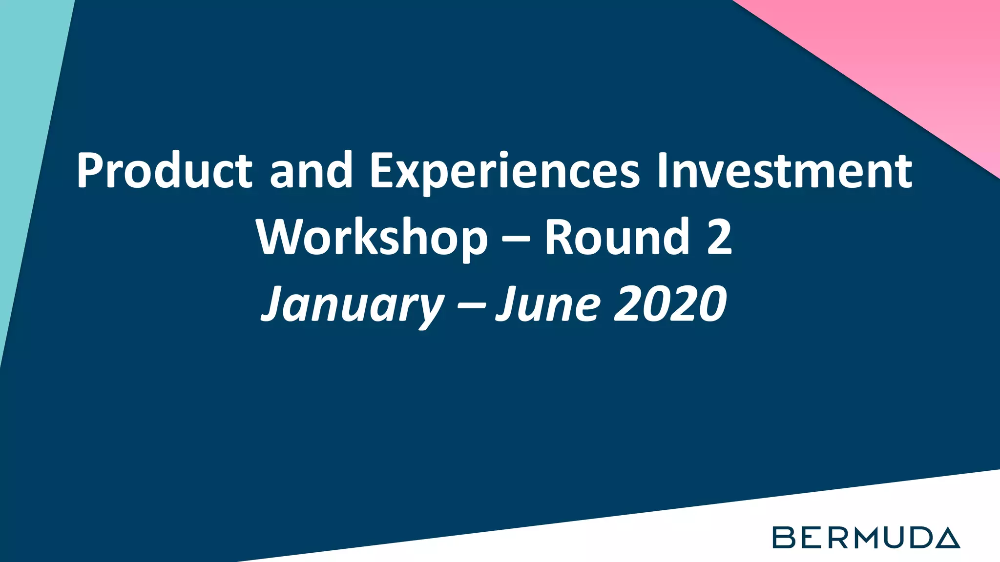 Experience Investment Workshop for 2020 | PDF