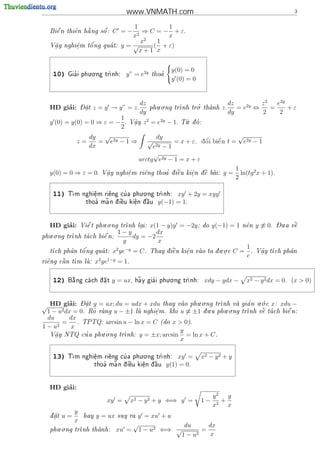 201 bài tập vi phân | PDF