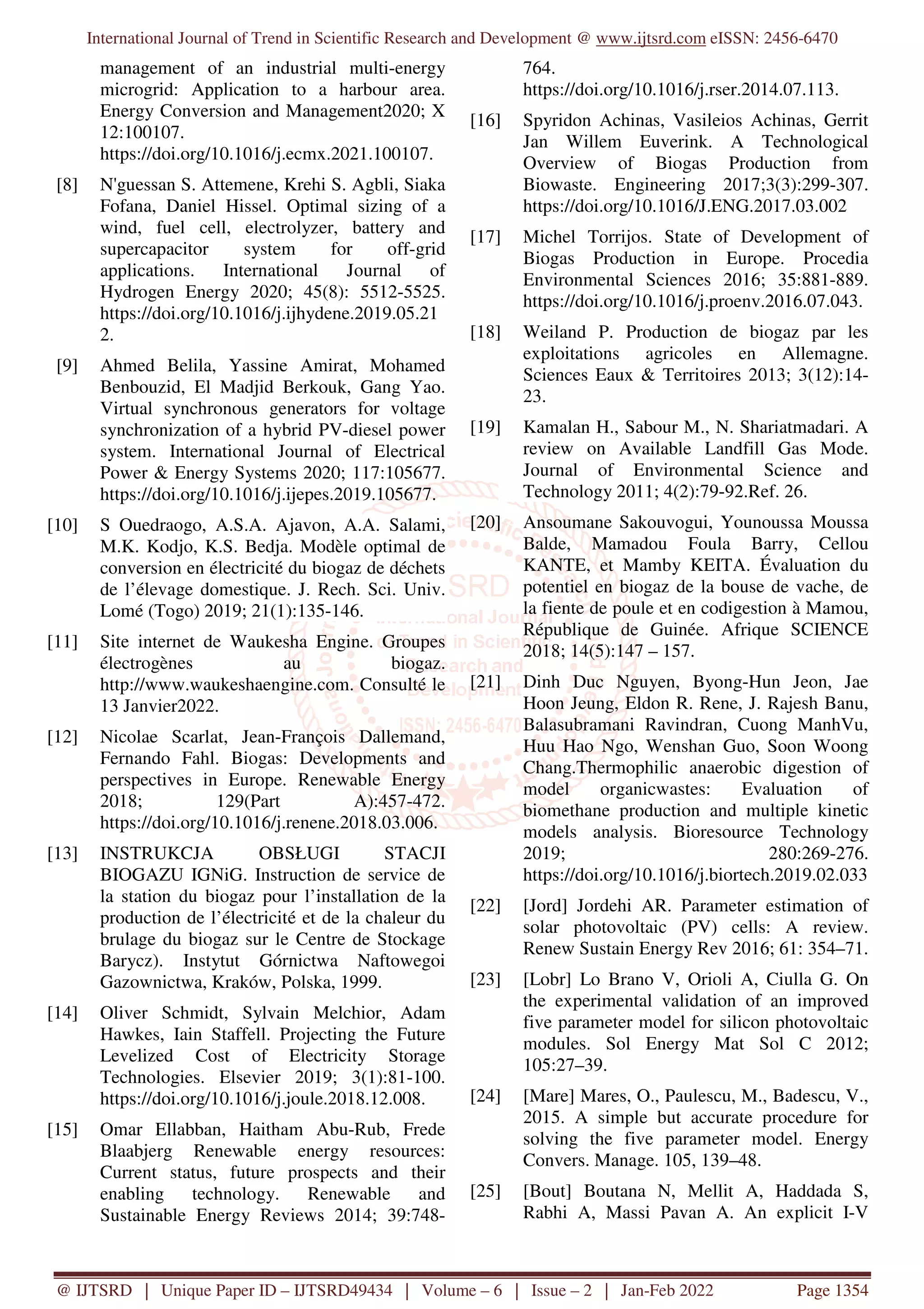Comparative Study of Electricity Production Cost of Renewable Energy ...