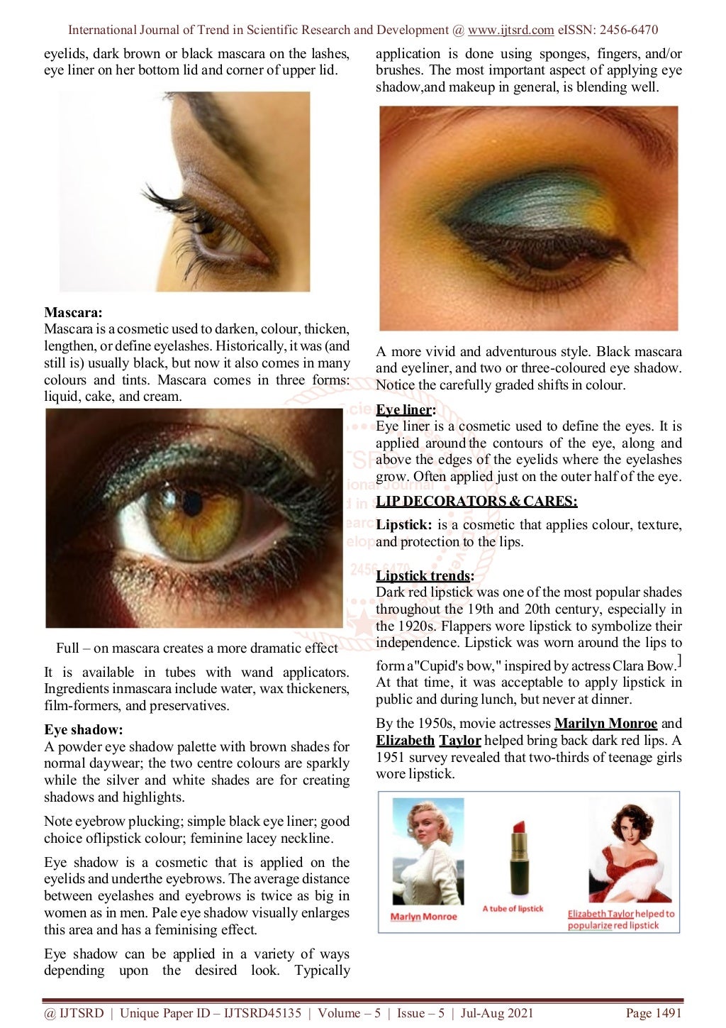 Cosmetic Science An Overview