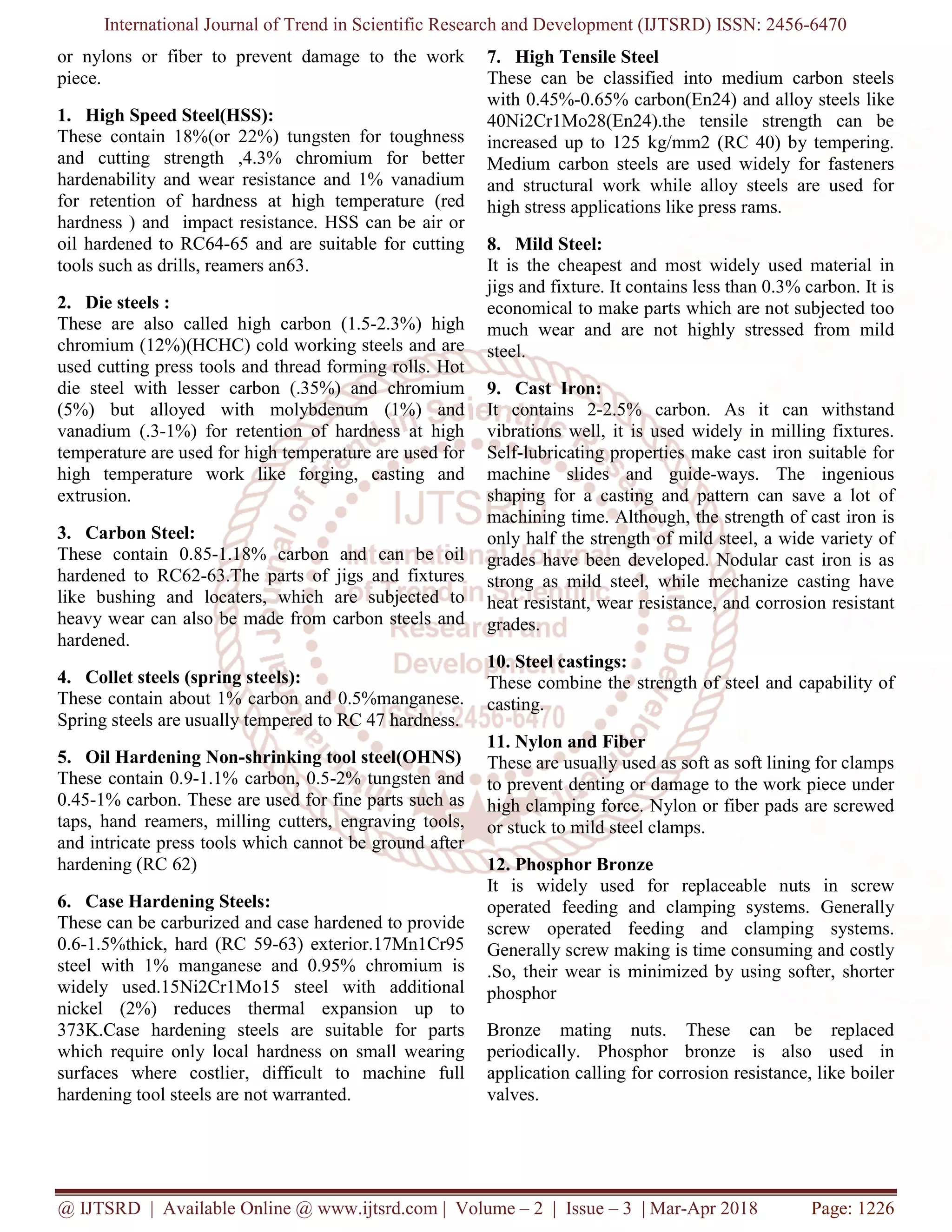 Design and Fabrication of Turning Fixture and Drilling Jig for Exhaust ...