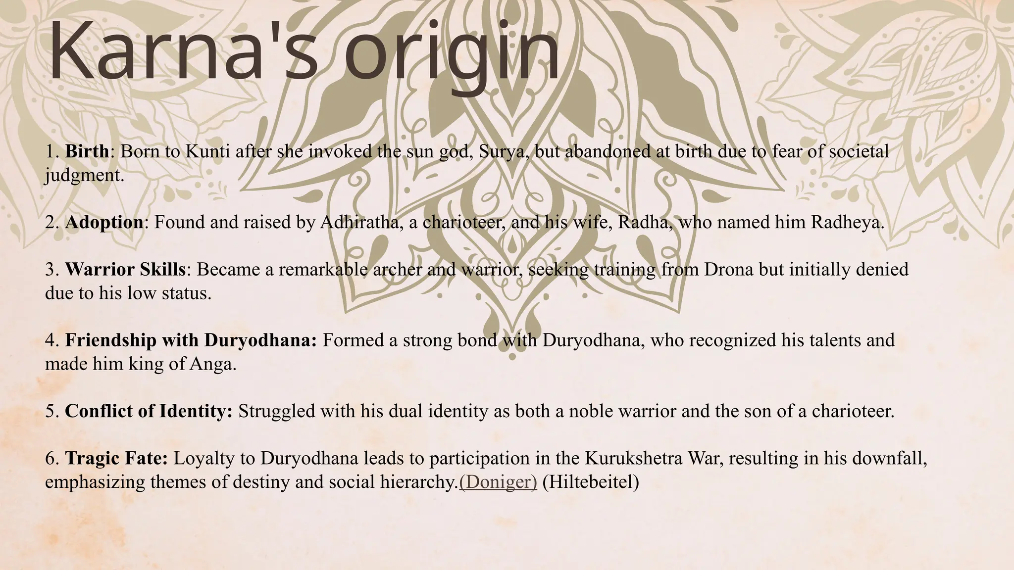 201Karna_ A Mythological Exploration.pptx