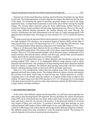VEHICLE CLASSIFICATION USING THE CONVOLUTION NEURAL NETWORK APPROACH | PDF