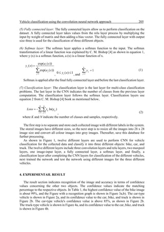 VEHICLE CLASSIFICATION USING THE CONVOLUTION NEURAL NETWORK APPROACH | PDF