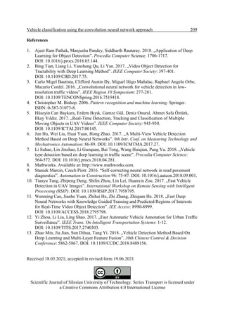 VEHICLE CLASSIFICATION USING THE CONVOLUTION NEURAL NETWORK APPROACH | PDF