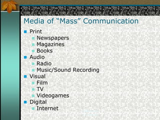 201 Unit media culture and technologies | PPT