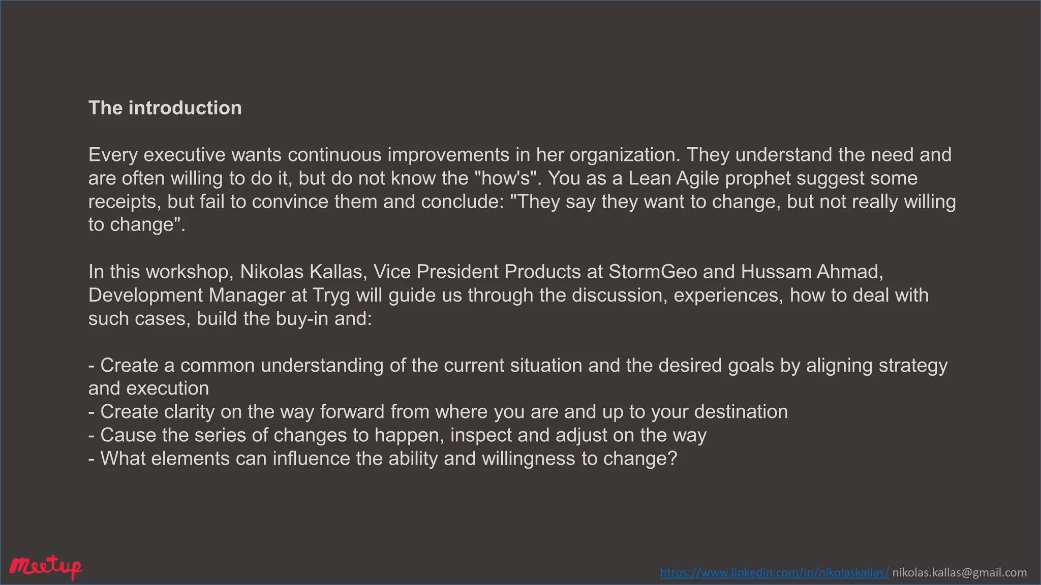 Elements of change | PPT