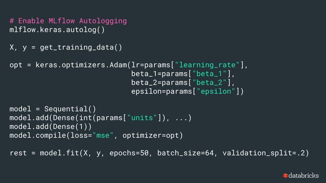 Managing the Machine Learning Lifecycle with MLflow | PPT