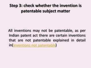 PATENT APPLICATION & REGISTRATION PROCESS | PPT