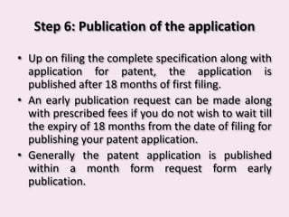 PATENT APPLICATION & REGISTRATION PROCESS | PPT