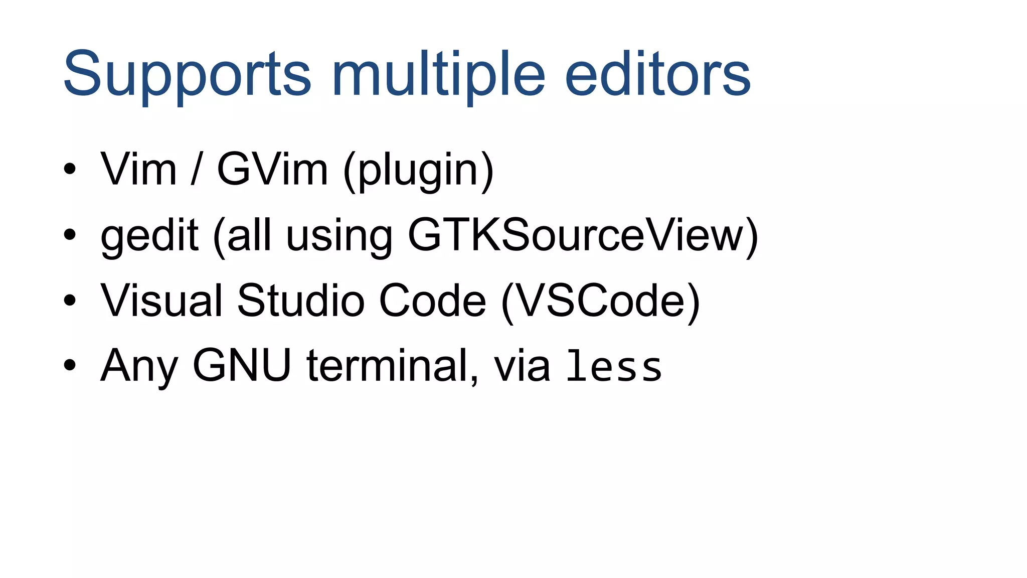 BioSyntax: syntax highlighting for computational biology | PPT
