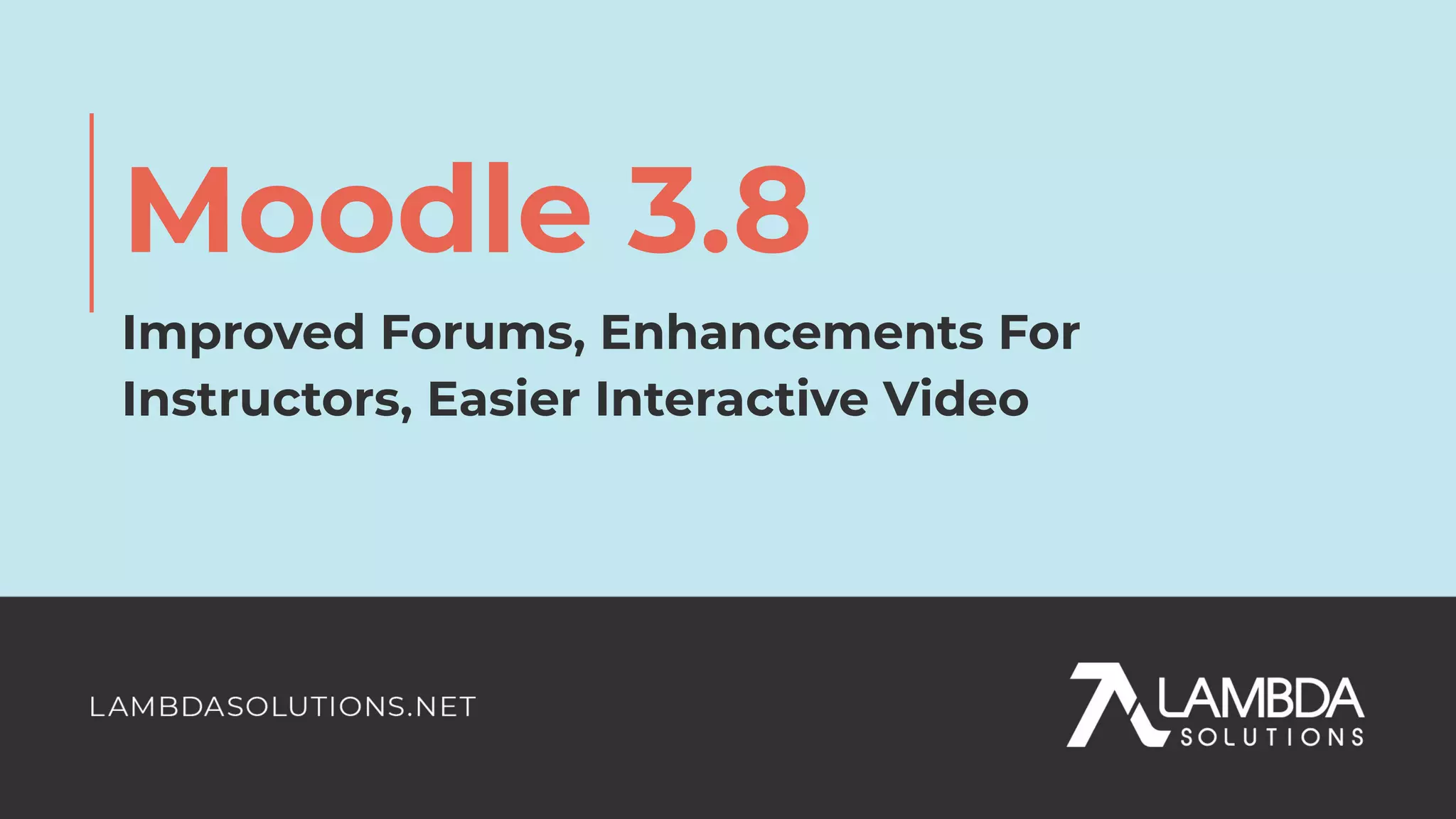 Moodle 3.8 Release - Webinar | PDF