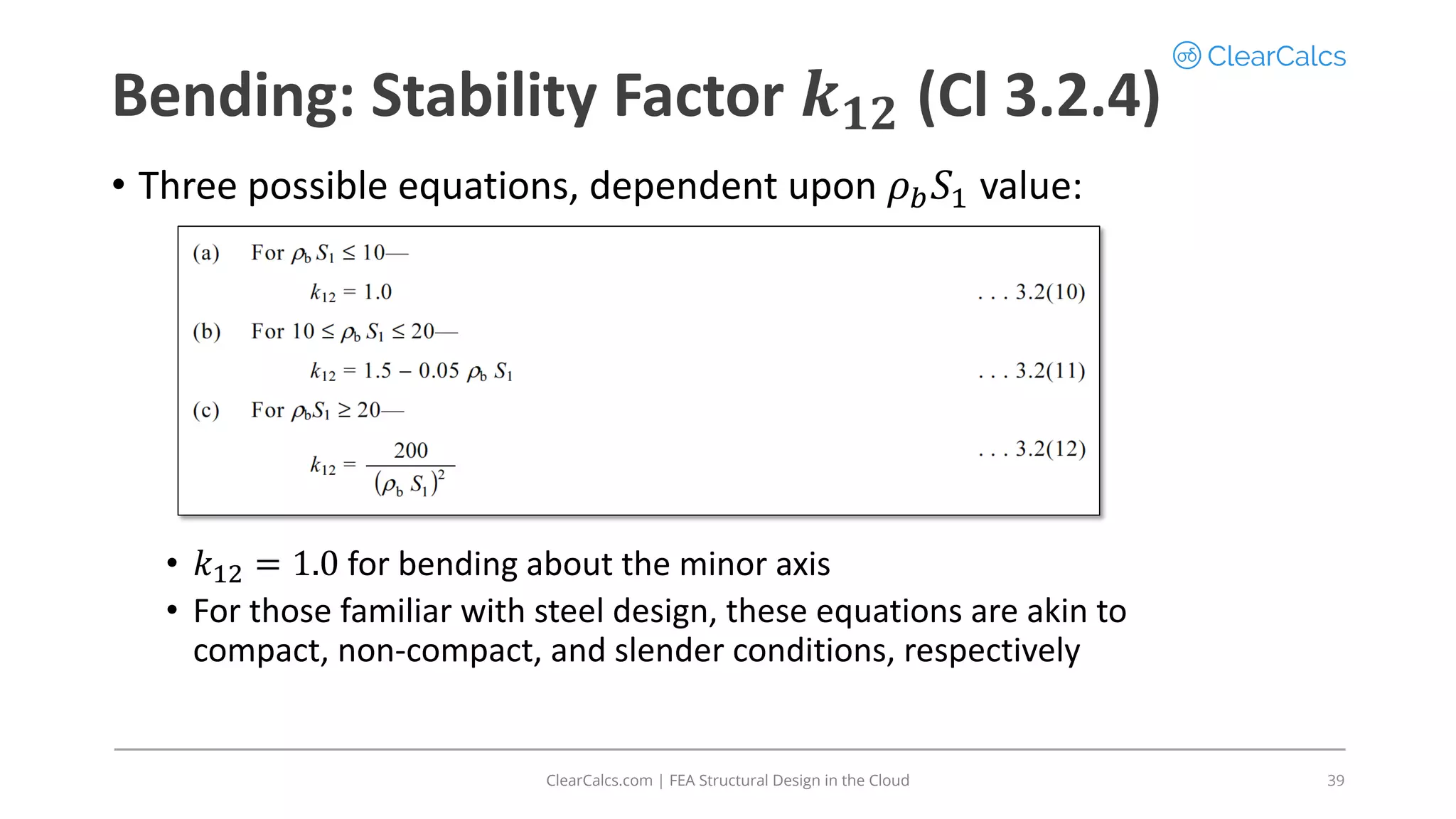 Timber Design to AS1720.1 (+Amdt 3, 2010) Webinar - ClearCalcs | PDF