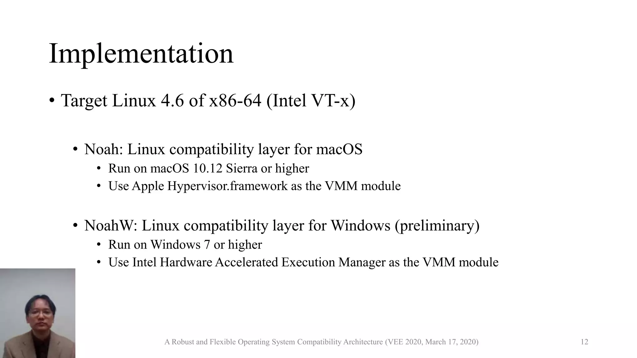 A Robust and Flexible Operating System Compatibility Architecture | PPT