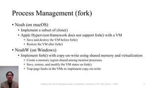 A Robust and Flexible Operating System Compatibility Architecture | PPT