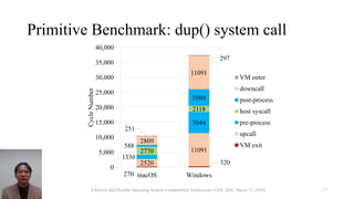 A Robust and Flexible Operating System Compatibility Architecture | PPT
