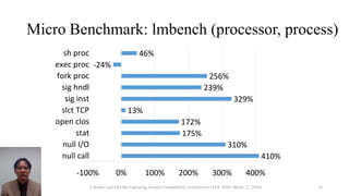 A Robust and Flexible Operating System Compatibility Architecture | PPT