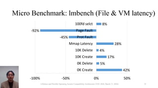 A Robust and Flexible Operating System Compatibility Architecture | PPT