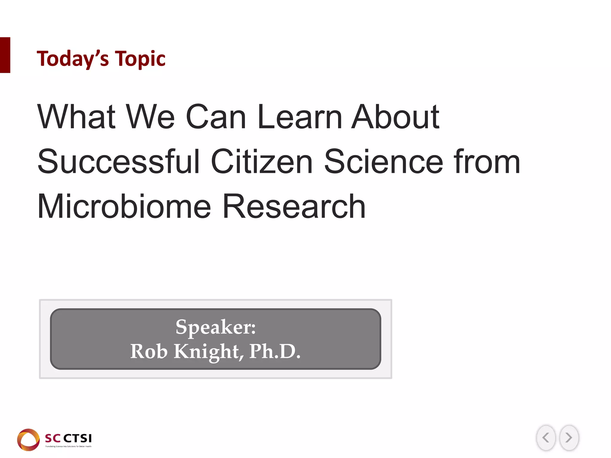 What We Can Learn About Successful Citizen Science from Microbiome ...