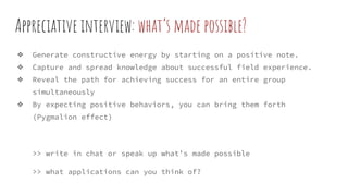 Online interactions using Liberating Structures | PPT