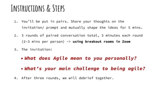 Online interactions using Liberating Structures | PPT
