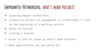 Online interactions using Liberating Structures | PPT