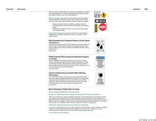 March 2020 Connection Workplace Safety Newsletter | PPT