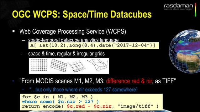 DATACUBES: Conquering Space & Time | PPT