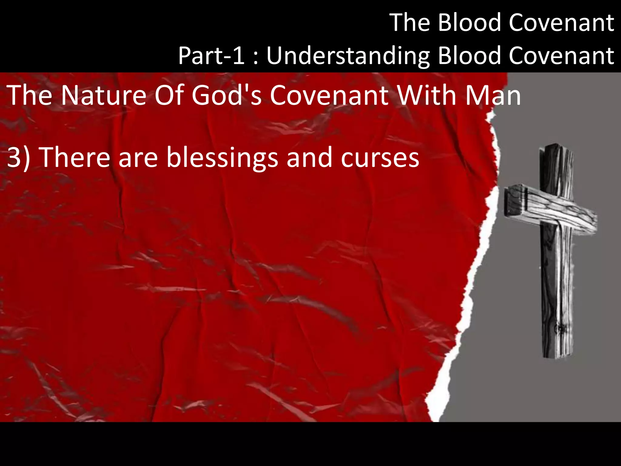 Blood Covenant Part-1: Understanding Blood Covenant | PPTX