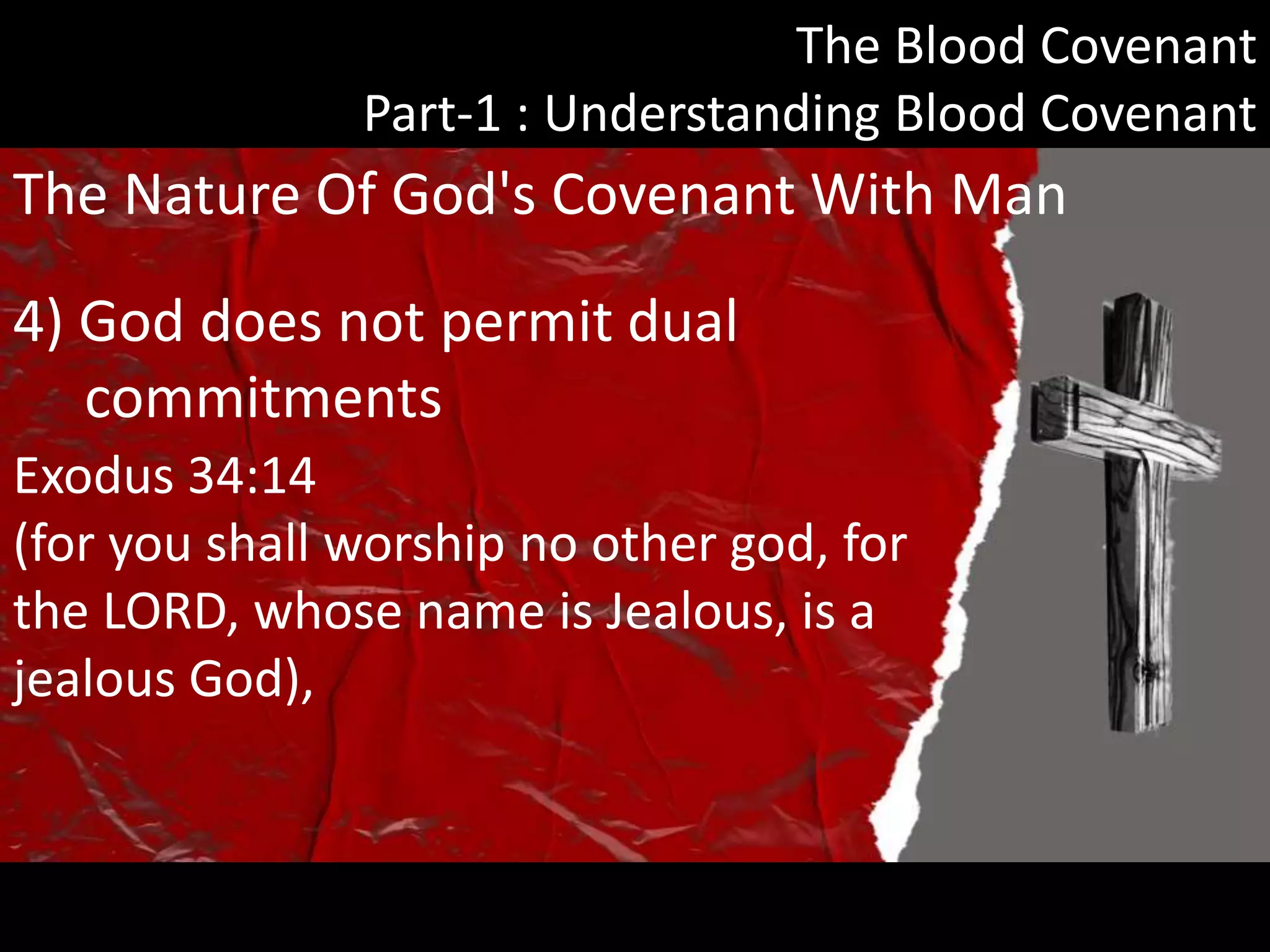 Blood Covenant Part-1: Understanding Blood Covenant | PPTX