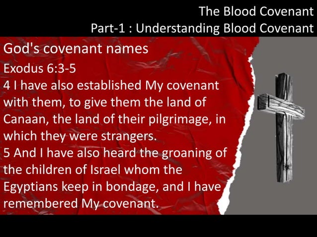 Blood Covenant Part-1: Understanding Blood Covenant | PPTX ...