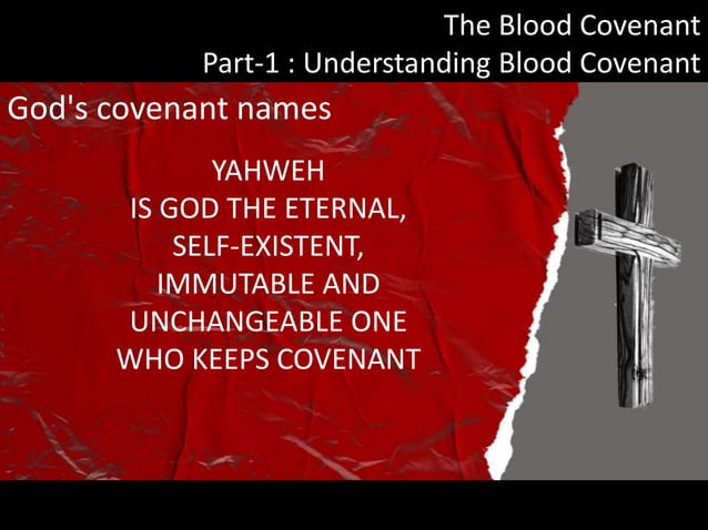 Blood Covenant Part-1: Understanding Blood Covenant | PPTX ...