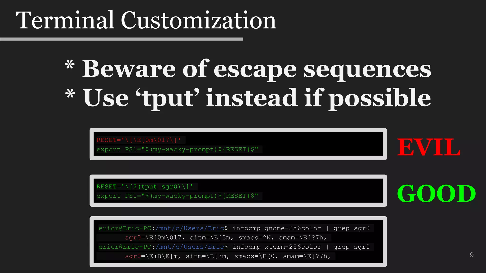 Terminals And Shells Ppt