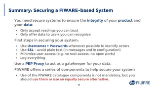 FIWARE Wednesday Webinars - How to Secure IoT Devices | PPT