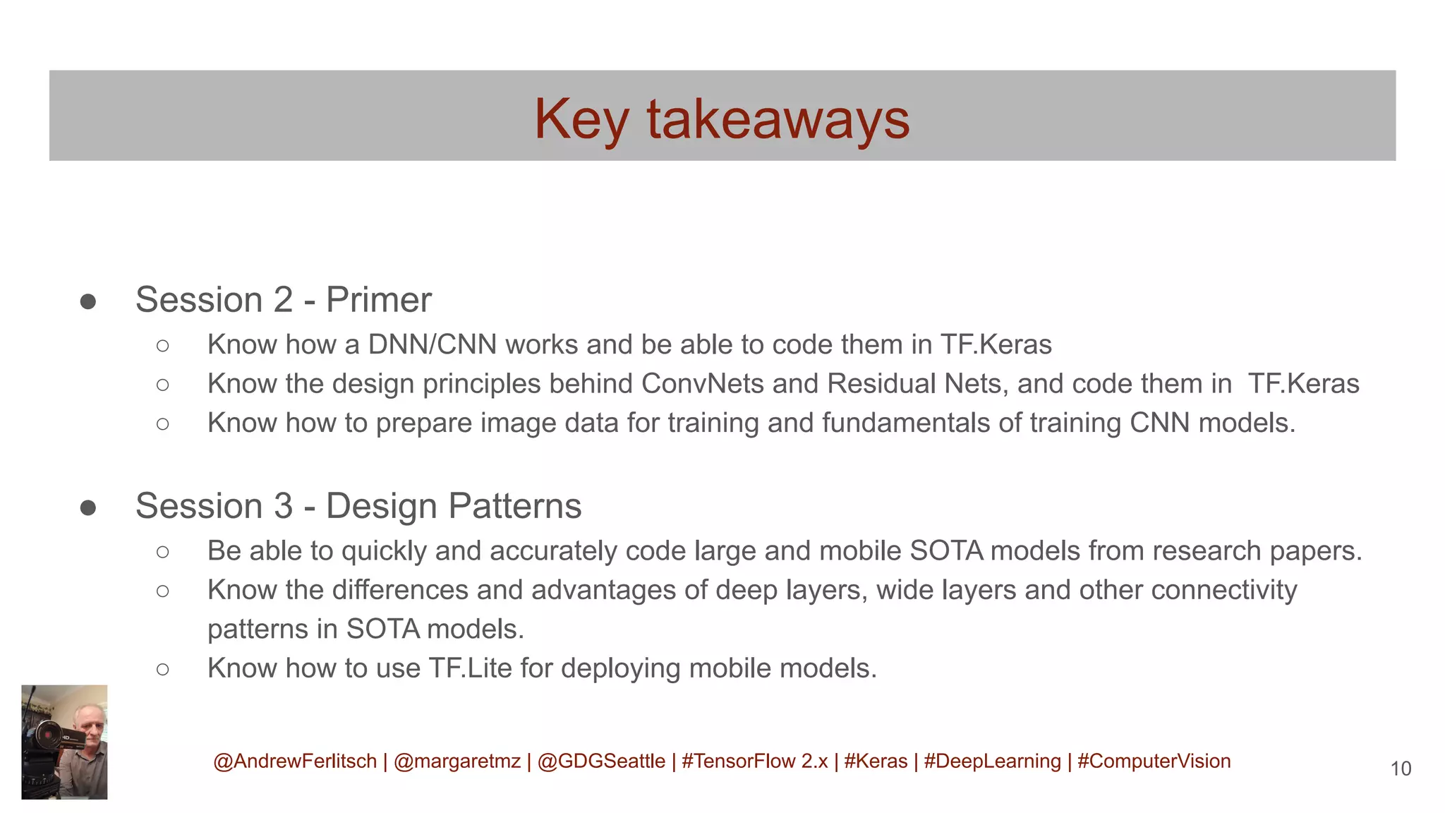 Deep Learning Design Patterns Study Jams - Overview | PPT