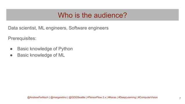 Deep Learning Design Patterns Study Jams - Overview | PPT