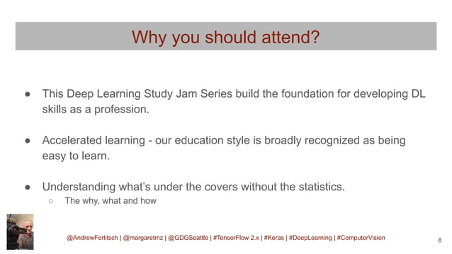 Deep Learning Design Patterns Study Jams - Overview | PPT