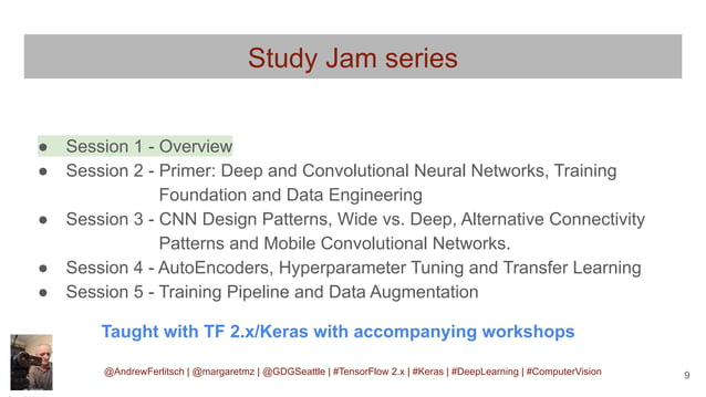 Deep Learning Design Patterns Study Jams - Overview | PPT