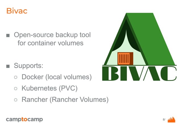 Bivac - Container Volumes Backup | PPT