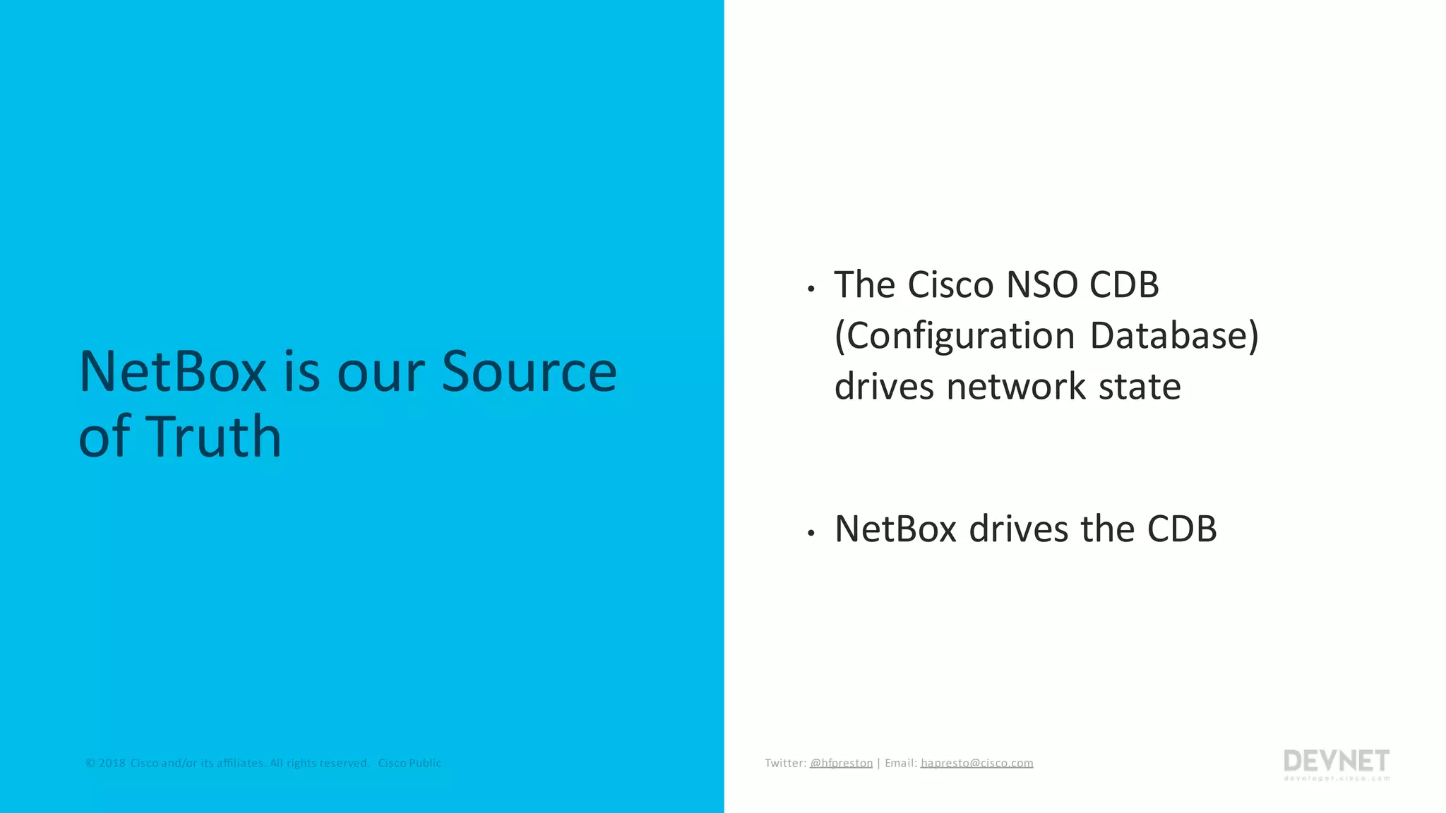 NetBox as the Source of Truth for Cisco NSO Configurations | PDF