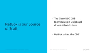NetBox as the Source of Truth for Cisco NSO Configurations | PDF