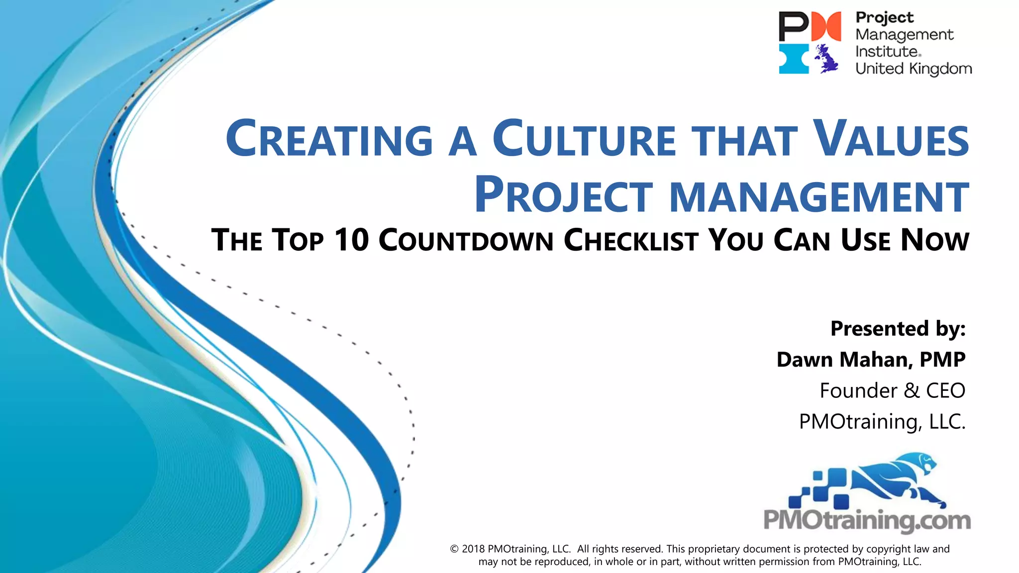 Creating a Culture that Values Project Management: The Top 10 Countdown ...