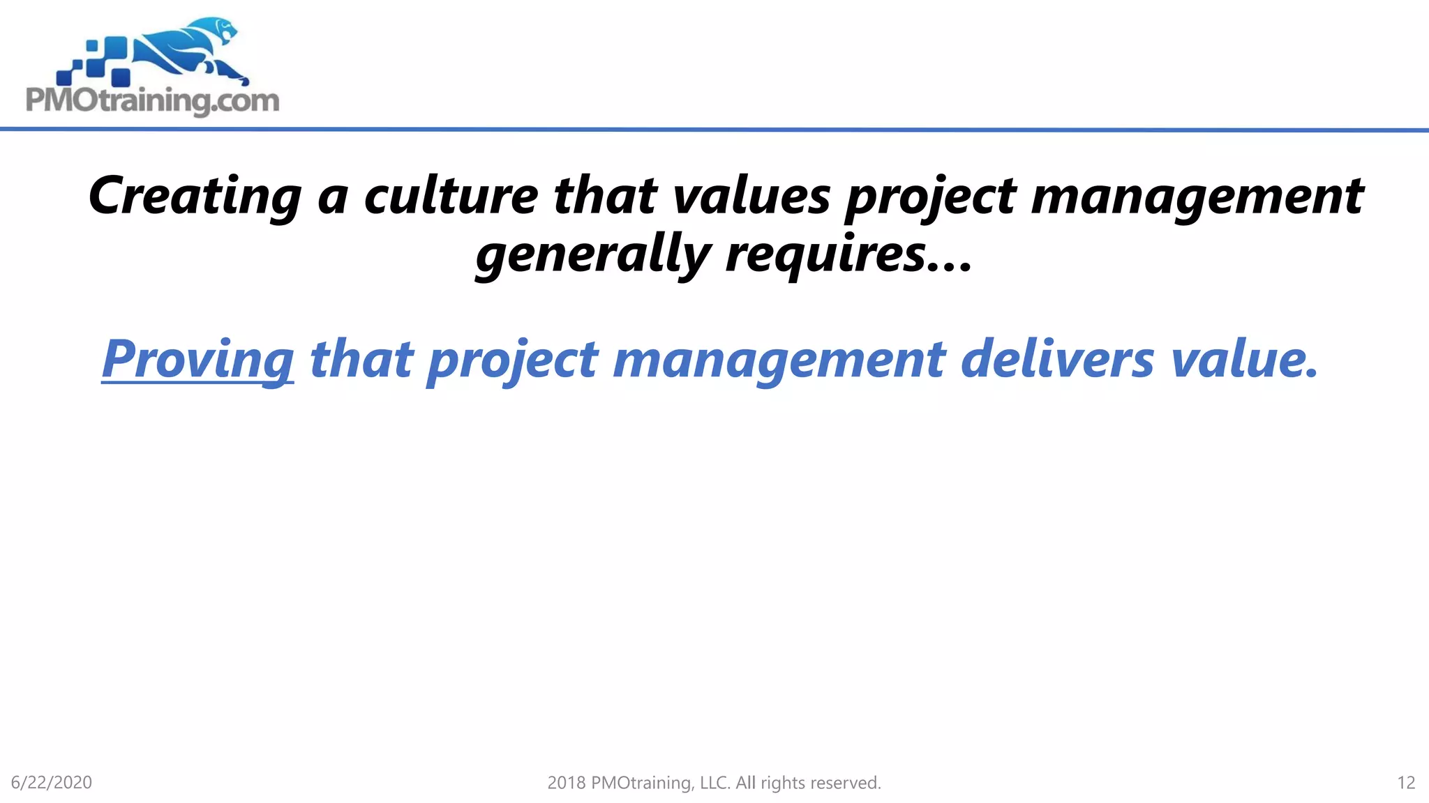Creating a Culture that Values Project Management: The Top 10 Countdown ...