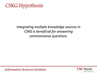 The Commonsense Knowledge Graph | PPTX | Musical Instruments | Hobbies ...