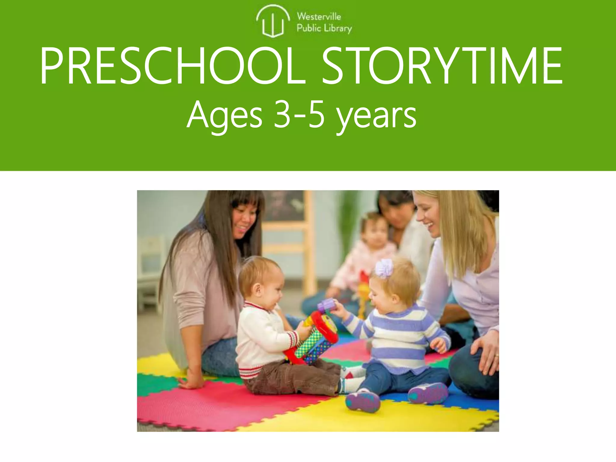 Preschool Storytime Sample | PPT