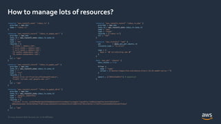 AWS SSA Webinar 30 - Getting Started with AWS - Infrastructure as Code - Terraform | PPTX