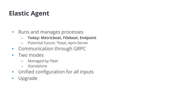 2020 07-30 elastic agent + ingest management | PPT